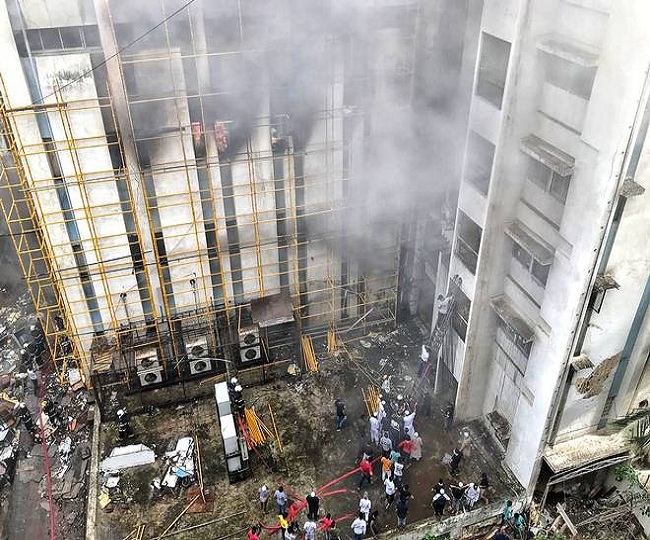 Mumbai Building Fire: 84 people rescued from MTNL building terrace