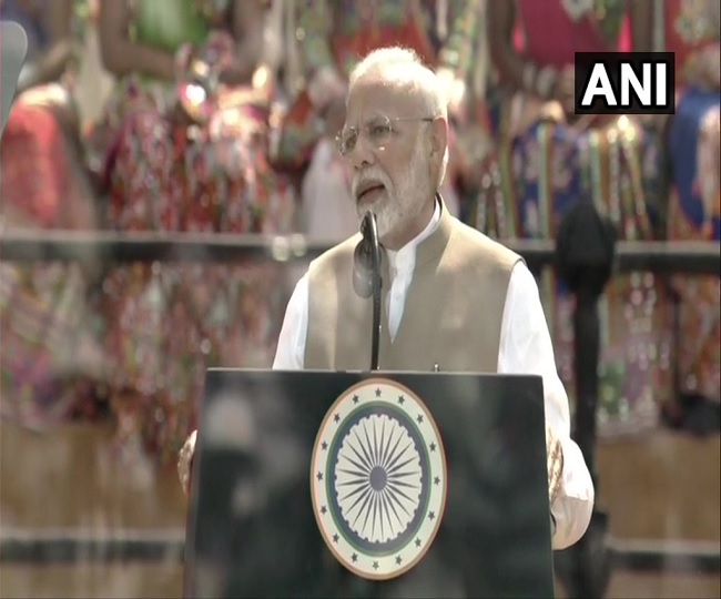 'History being repeated at Motera Stadium': PM Modi at 'Namaste Trump ...
