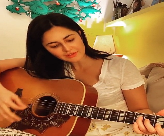 ‘Work in Progress’: At home due to COVID-19 lockdown, Katrina Kaif ...