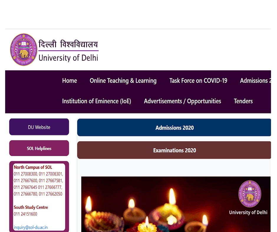 DU Admissions 2020: Admission process for DU PG program will start from ...