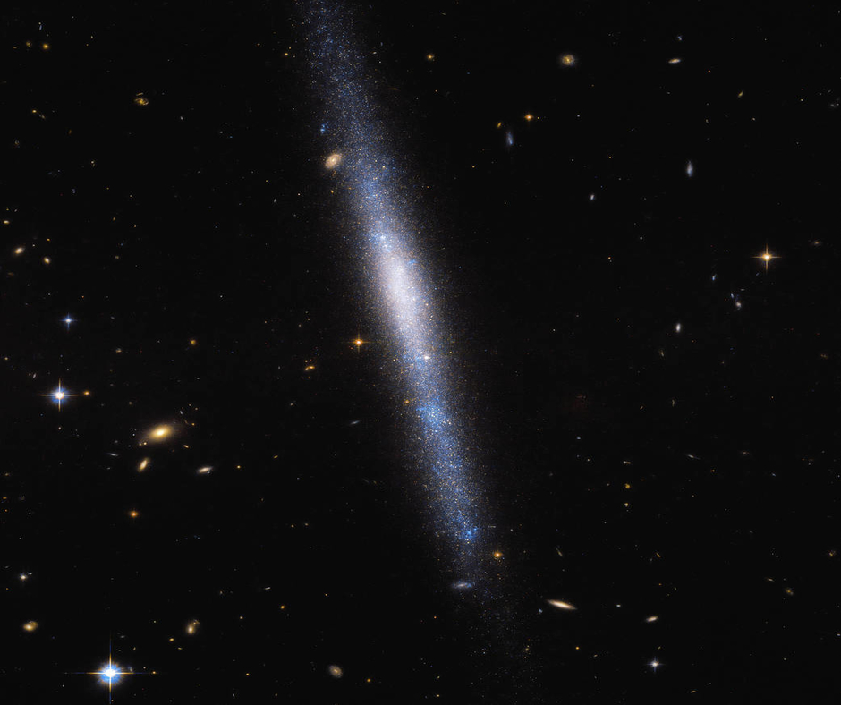Hubble telescope captures a stunning waterfall of stars