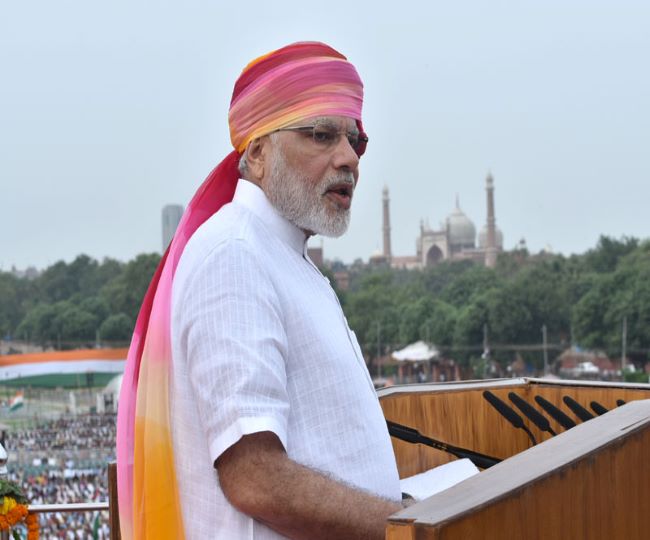 I-Day 2021: PM Modi dons saffron turban, 'Nehru' jacket; 5 times when ...