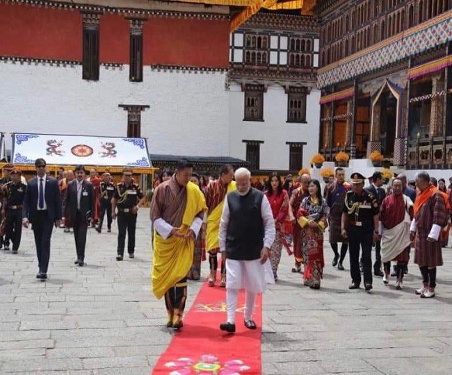 PM Modi conferred with Bhutan's highest civilian award Ngadag Pel gi Khorlo