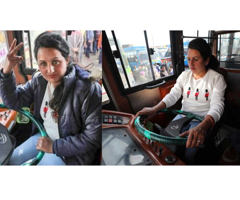 Meet Pooja Devi, the first female professional driver of Union ...