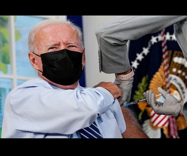 President Joe Biden gets COVID-19 booster shot as US rolls out ...