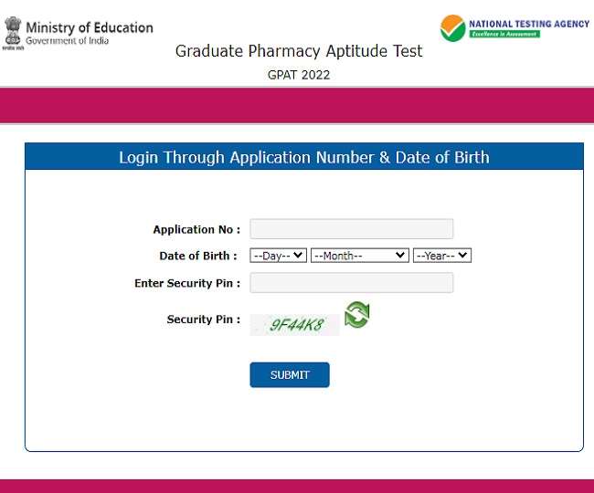 GPAT 2022 Admit Cards released on gpat.nta.nic.in; here's how to download