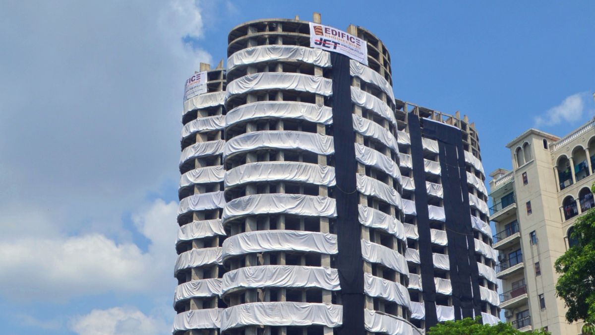 Noida Twin Towers Demolition: The Rise And Fall Of Supertech ...