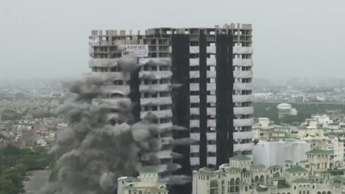 Noida Twin Towers Demolition: Supertech Skyscrapers Gone In 9 Seconds ...