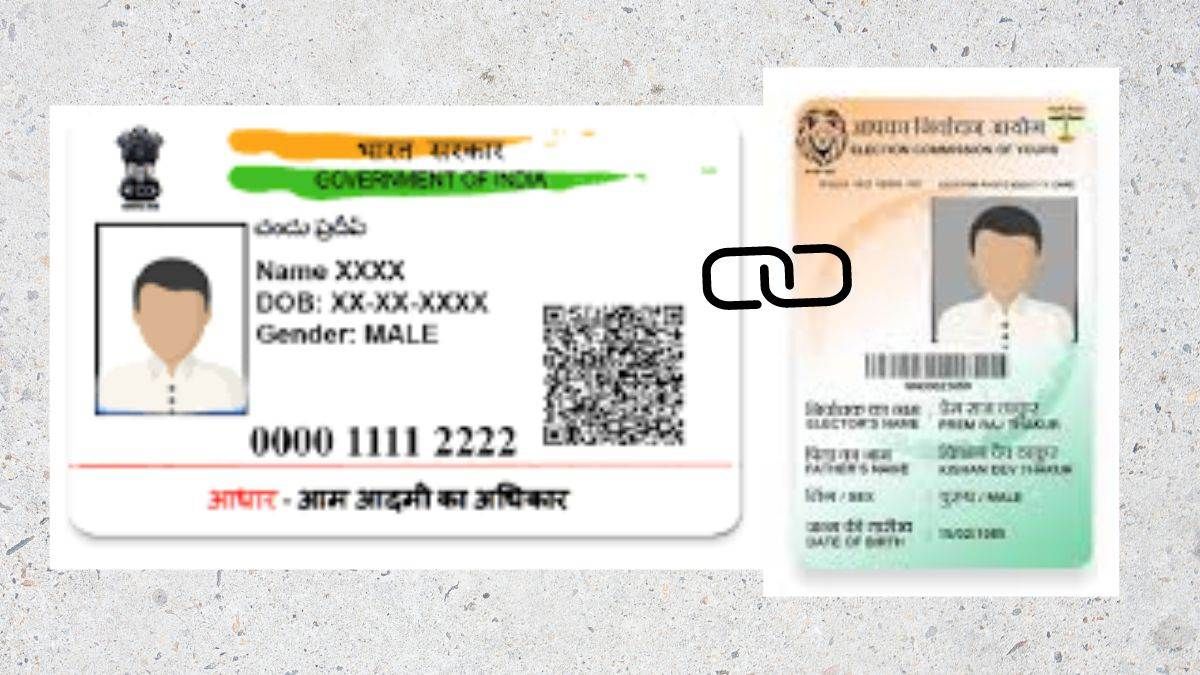 How to link voter id with Aadhaar/UID Number | 50% of registered voters ...