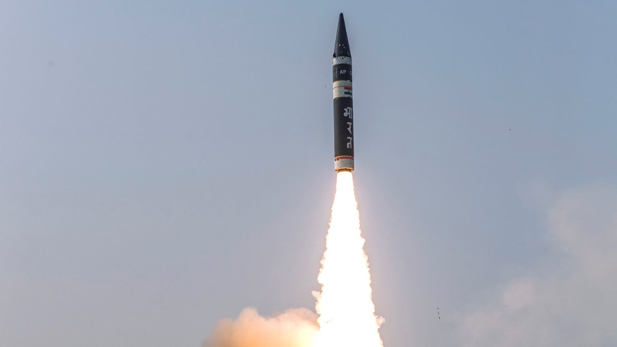 India Successfully Conducts Night Trials Of Agni-5 Nuclear -Capable ...