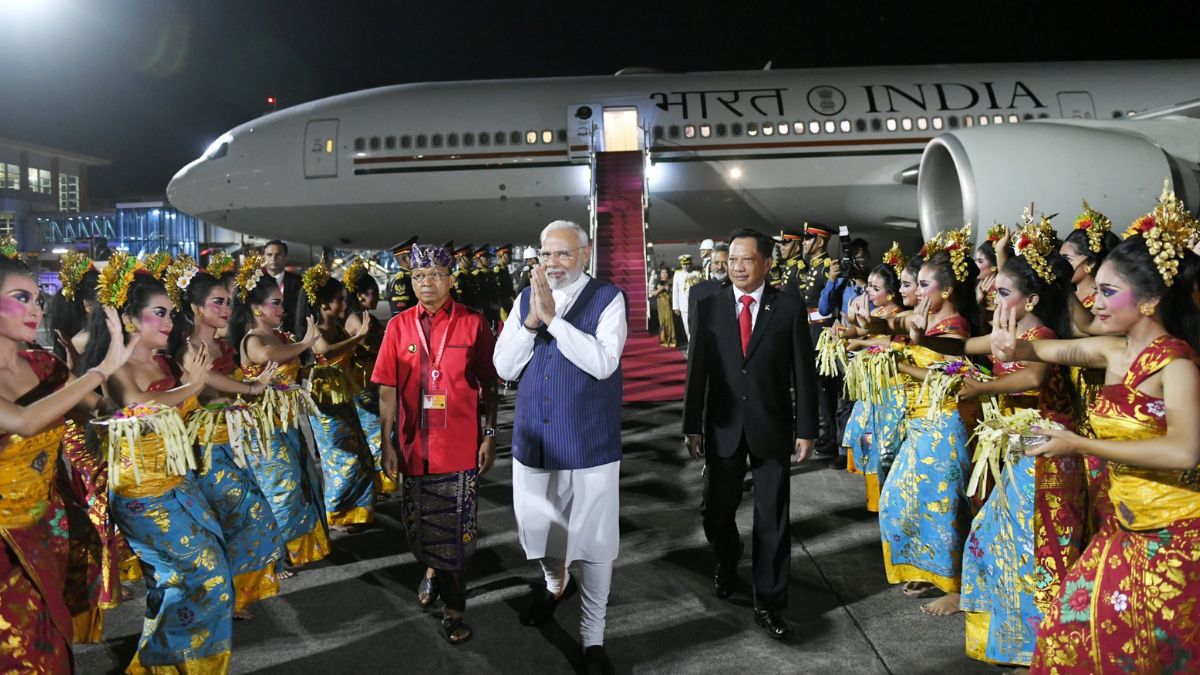 PM Modi Arrives In Indonesia For G20 Summit, To Meet World's Top Leaders