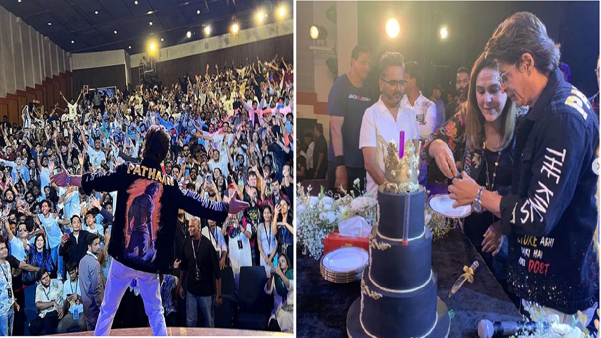 Shah Rukh Khan Grooves To 'Chhaiyya Chhaiya' Celebrating 57th B'Day ...