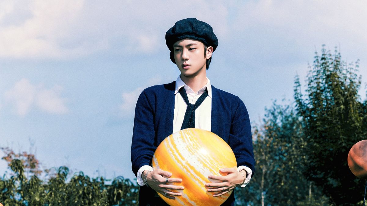 BTS' Jin Poses In Classic Black Suit For 'The Astronaut' Concept ...