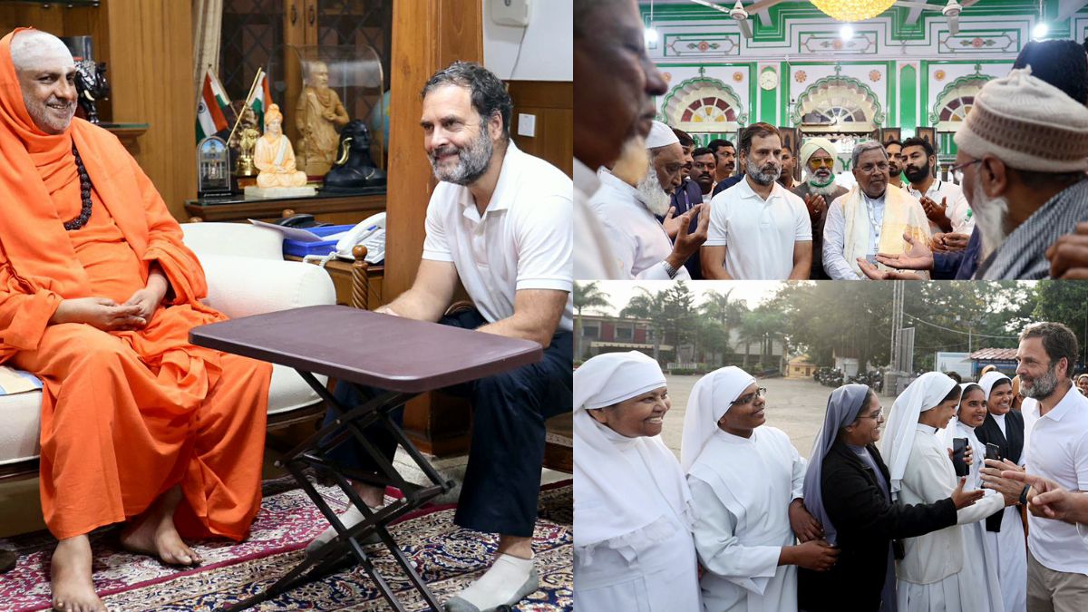 Bharat Jodo Yatra: Rahul Gandhi Visits Temple, Mosque and Church In A ...