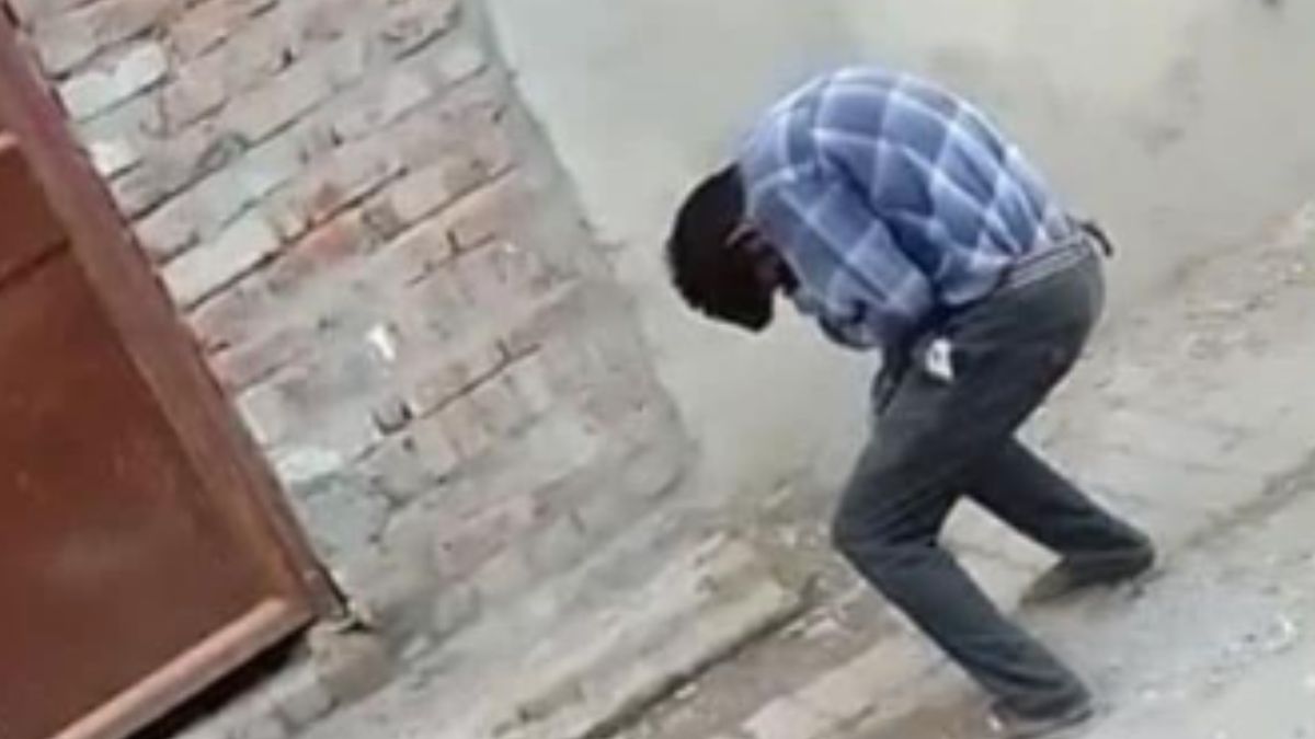 'High On Drugs': Punjab Man Struggles To Stand Straight In Public | Watch