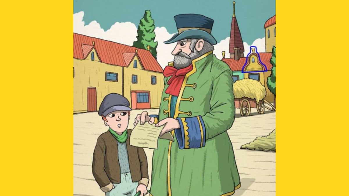 Optical Illusion: Can You Spot The Hidden Bell In This Village Picture ...