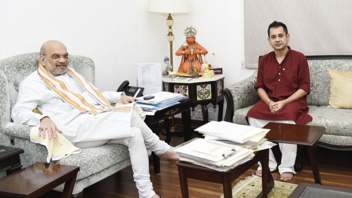 Tipra Motha Chief Pradyot Debbarma Meets Amit Shah In Delhi Ahead Of Tripura Bypolls
