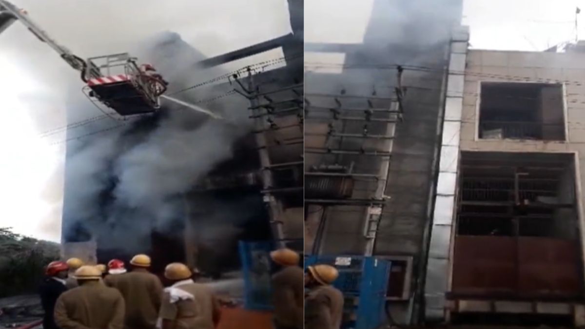 Bawana Fire: Six Fire Personnel Injured In Massive Blaze At Chemical ...