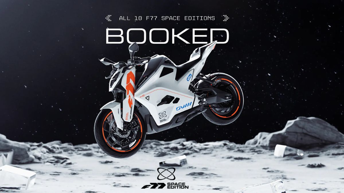 Ultraviolette's F77 Space Edition Sold Out Within 90 Seconds After ...
