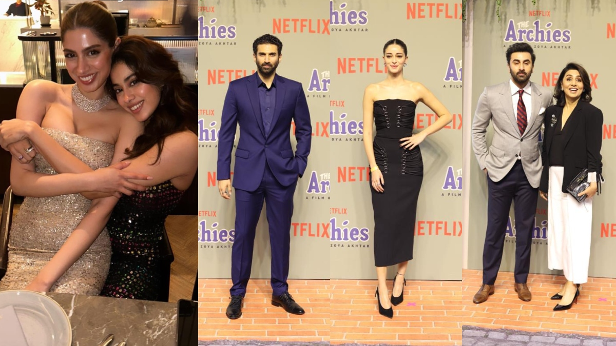 The Archies Screening: Janhvi Kapoor Gives Shoutout To Khushi; Ranbir ...