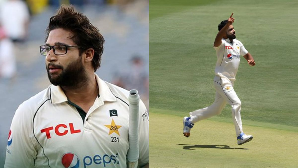 Aus Vs Pak 1st Test Imam Ul Haq Steady With Bat For Pakistan After