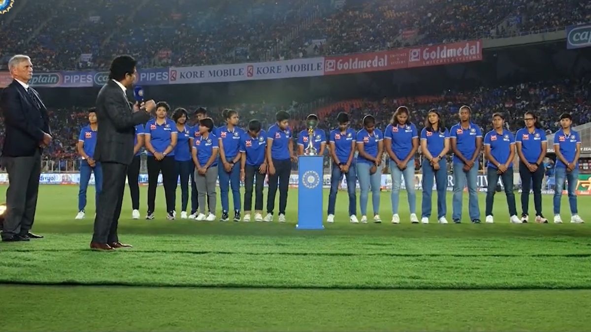 Sachin Tendulkar, BCCI Felicitate U19 Women's Team For Winning T20 ... Sachin Tendulkar, BCCI Felicitate U19 Women's Team For Winning T20 ...