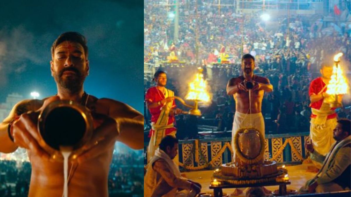 On Mahashivratri, Ajay Devgn Shares Glimpses Of Filming Maha Aarti ...