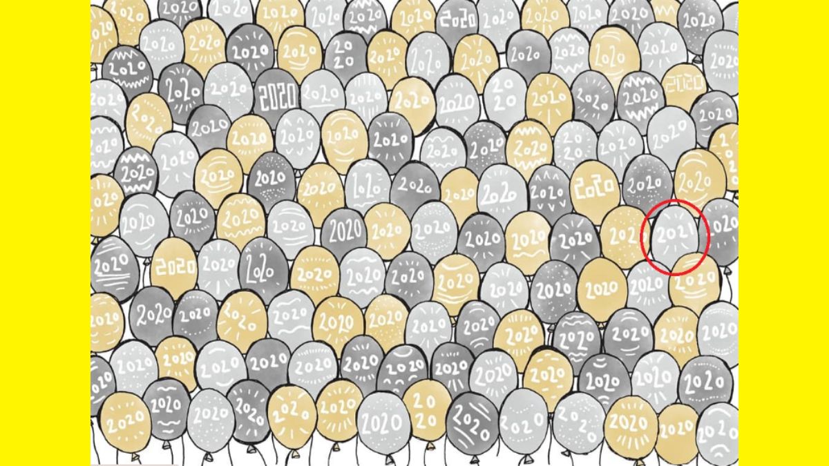 Can You Spot '2021' Hidden In This Puzzle In Less Than 8 Seconds?
