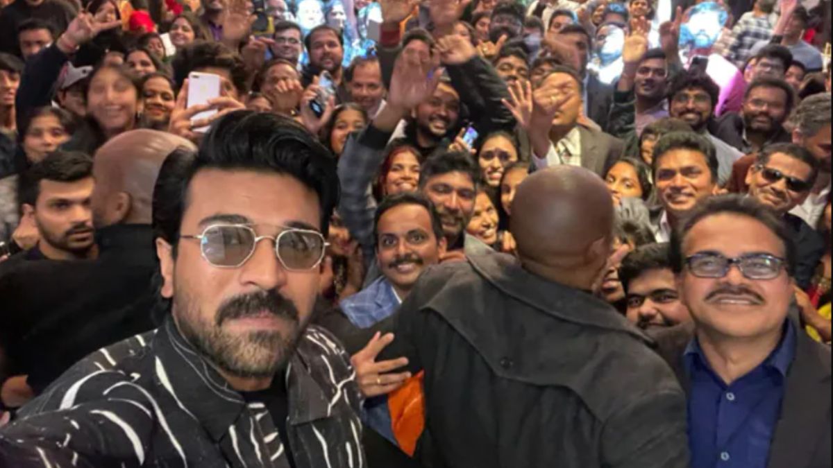 Ahead Of Golden Globe Awards, 'RRR' Star Ram Charan Clicks Selfies With ...
