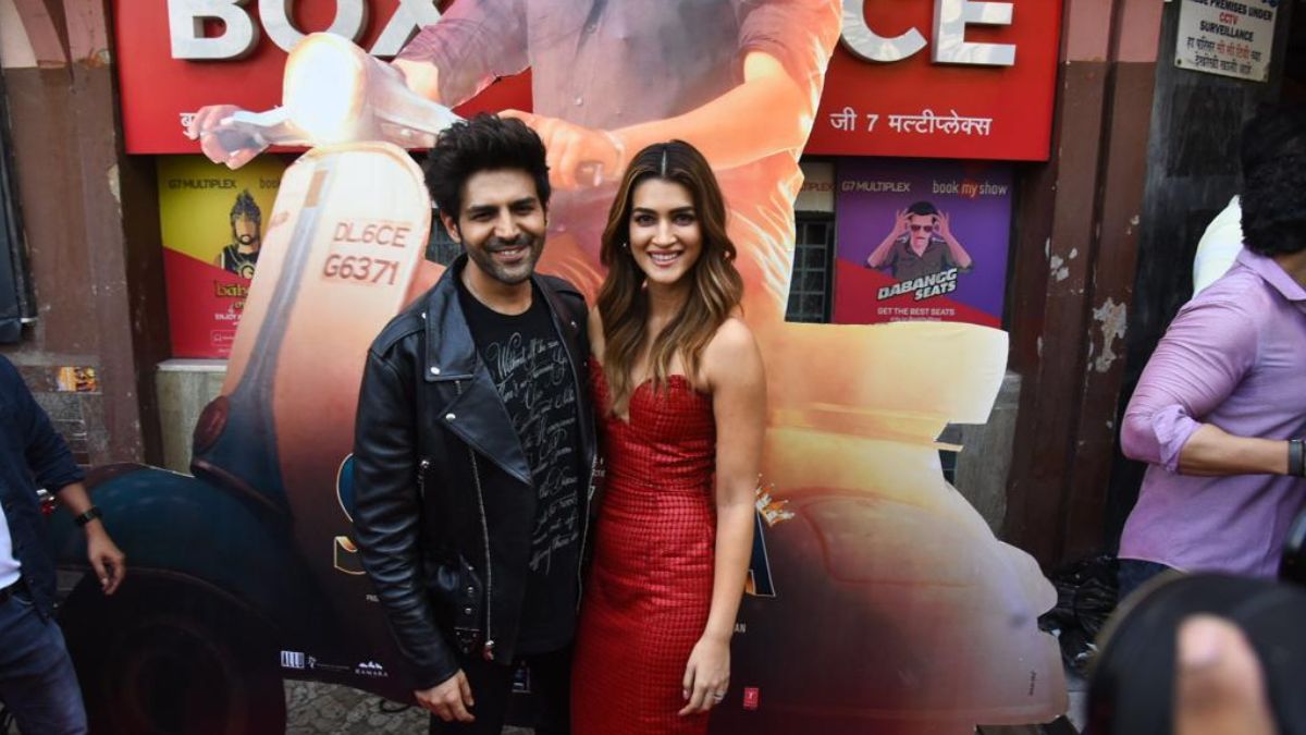 Kartik Aaryan, Kriti Sanon And Others Dazzle At Trailer Launch Event Of 'Shehzada' | See Pics