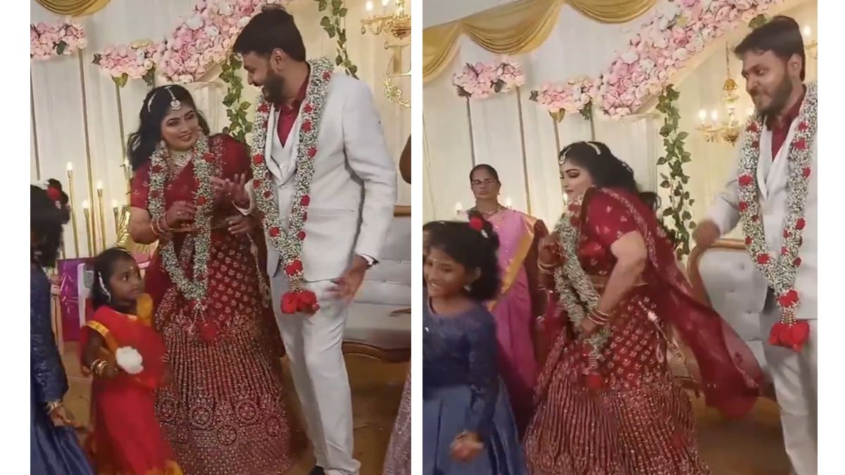 Video Of Bride Dancing Vivaciously On Stage Goes Insanely Viral | Watch