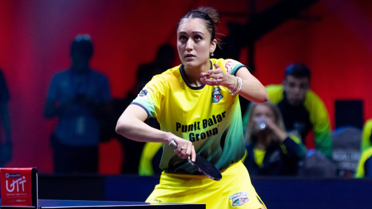 Manika's Dazzling Show In Sunday Blockbuster Of Ultimate Table Tennis ...