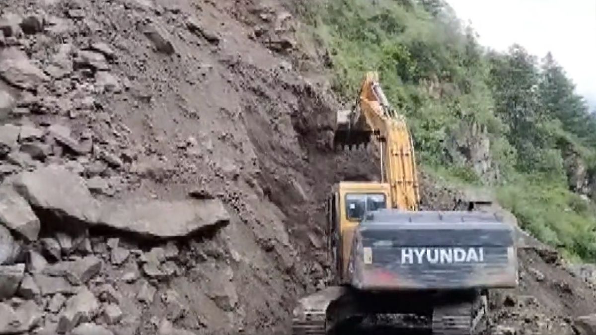 Himachal Pradesh: NH-5 Blocked Due To Landslide In Three Areas Of Shimla And Kinnaur Districts ...
