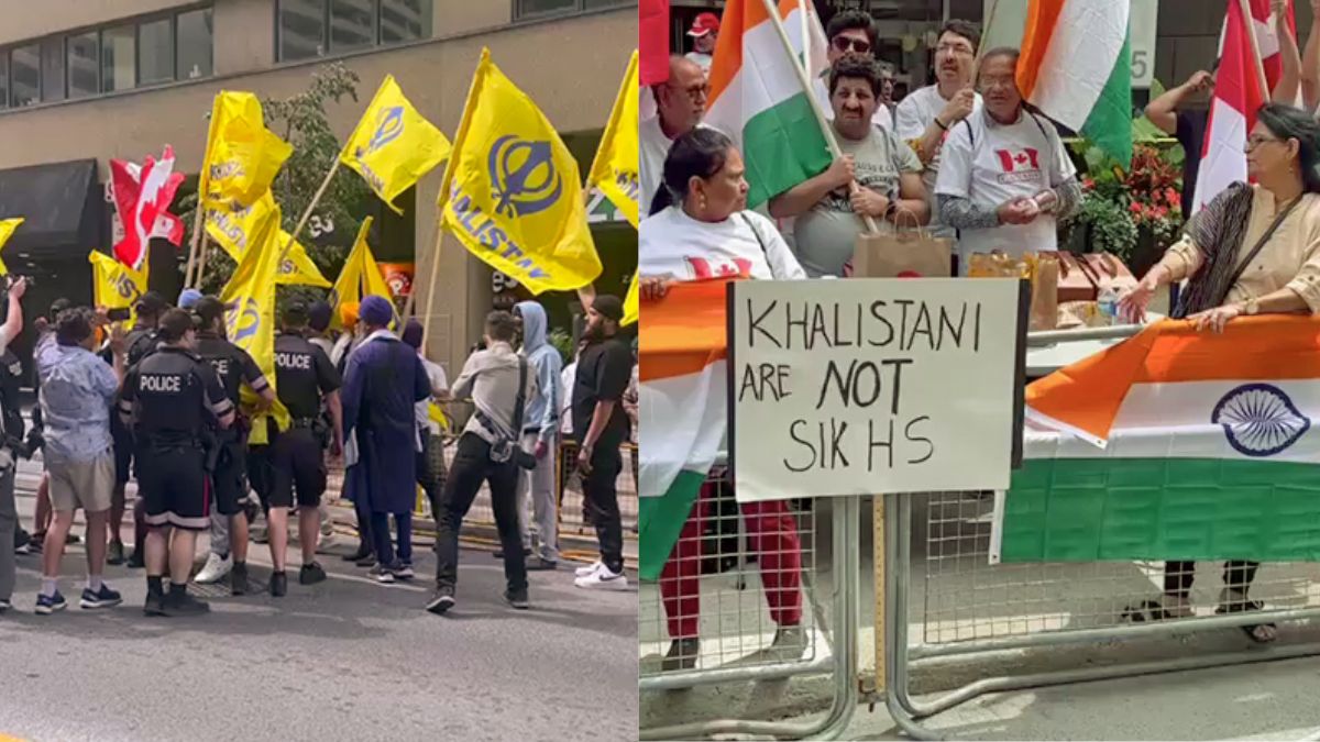 Canada: Tricolour Wave By Indian Community Dominates Khalistani Protest ...