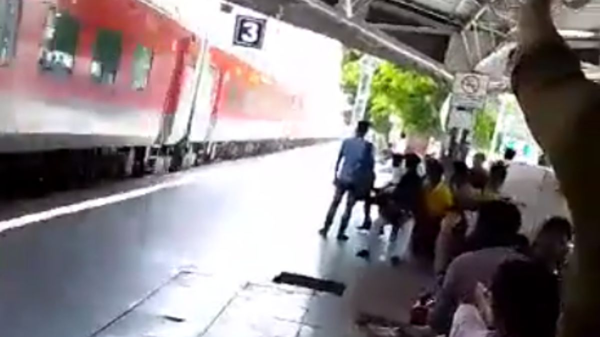 Miraculous Escape For Man After He Falls Off Speeding Train In UP's ...