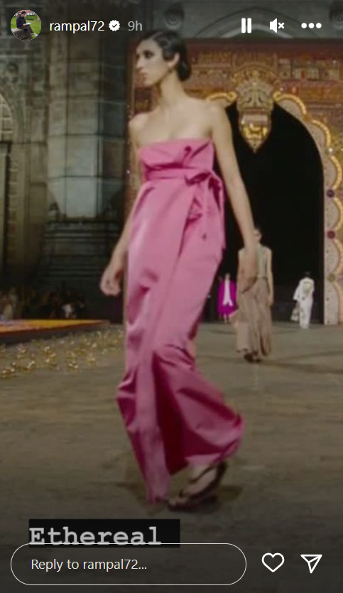 Arjun Rampal’s Daughter Myra Makes Her Runway Debut With Dior, Proud ...