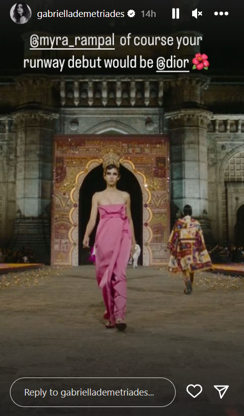 Arjun Rampal’s Daughter Myra Makes Her Runway Debut With Dior, Proud ...