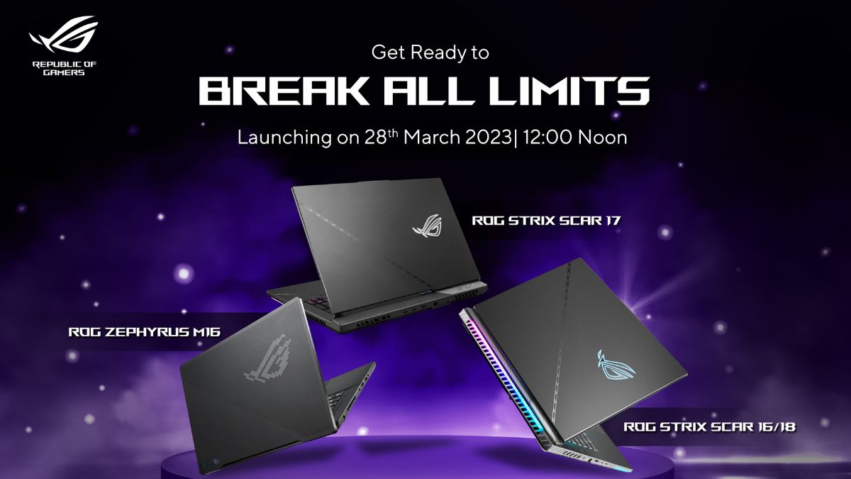 Asus ROG Strix Scar 2023, Zephyrus M16 2023 Laptops Available For Pre ...