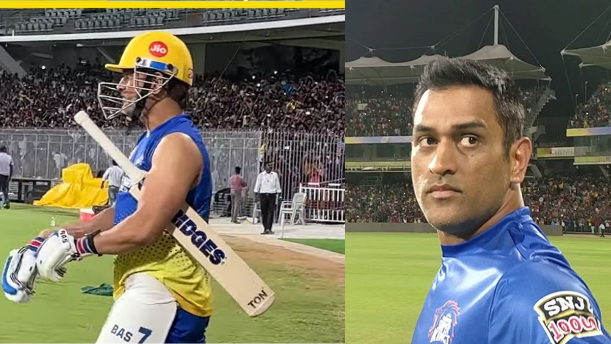 IPL 2023: MS Dhoni Receives A Roaring Welcome From Fans As He Walks Out ...