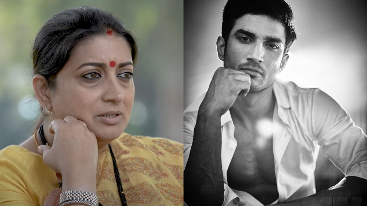 Smriti Irani Gets Emotional While Talking About Sushant Singh Rajput's ...