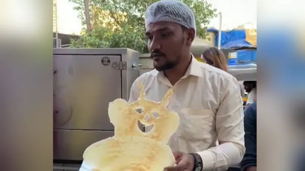 Video Of Man Making 'Cat Dosa' Goes Viral; 'Artist' Hails Internet | Watch