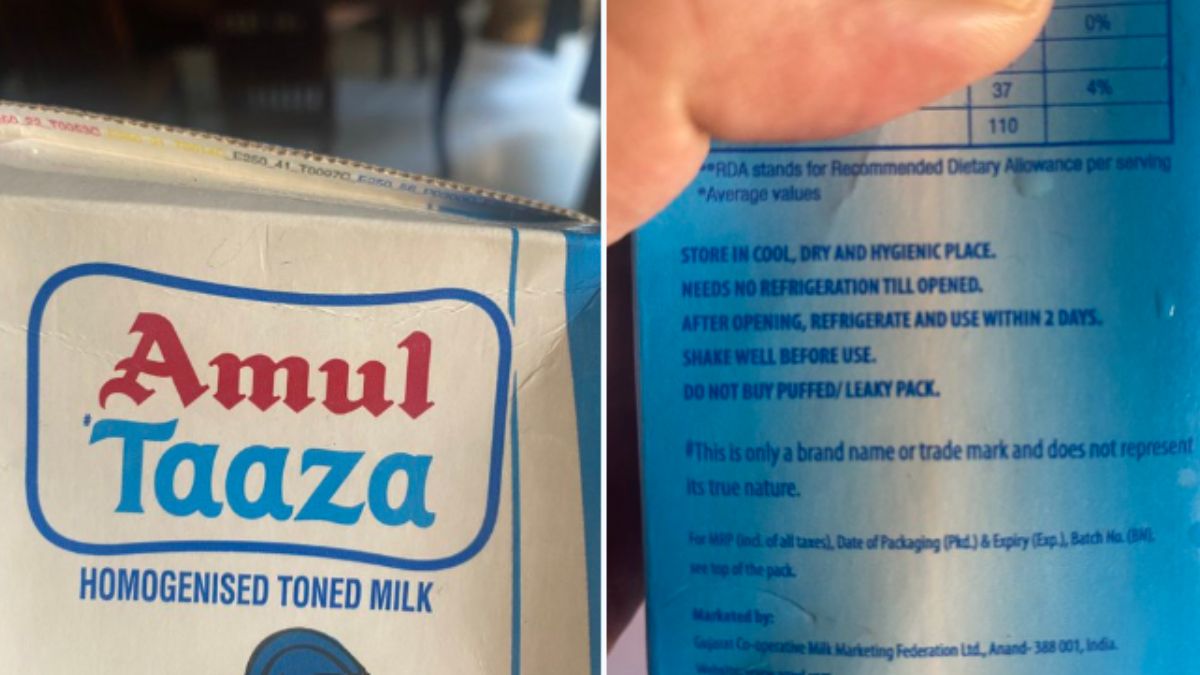 Viral: This Disclaimer On Amul's Milk Carton Gets A Hilarious Response ...