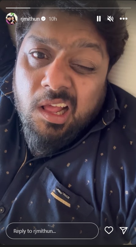 Shocking! Actor-Anchor Mithun Ramesh Hospitalized As He Is Diagnosed ...