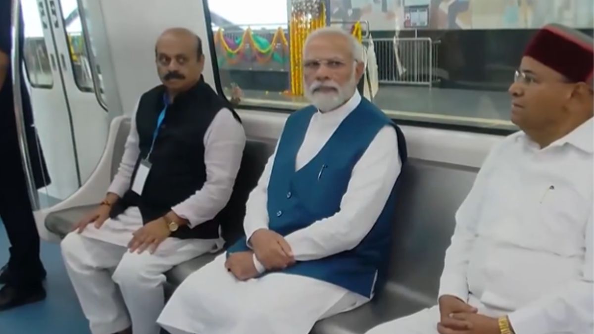 PM Modi Inaugurates Whitefield Metro Line In Bengaluru, Takes Ride With ...