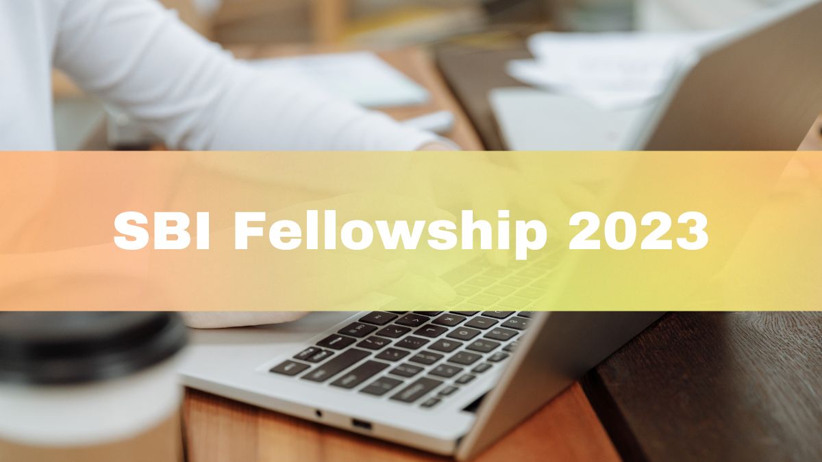 SBI Fellowship 2023: SBI Foundation Begins 11th Youth for India ...