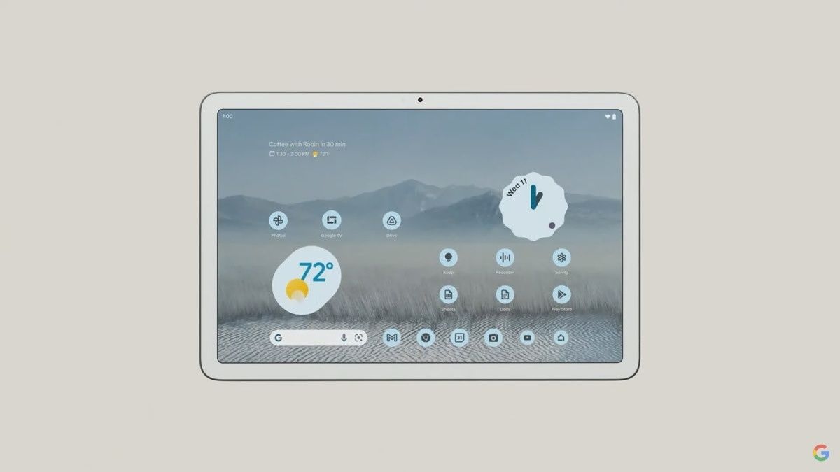 Google Pixel Tablet Announced With Tensor G2, Will Take On Apple iPads