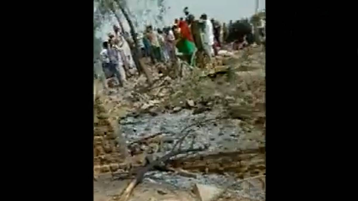 Two Civilians Killed After IAF's MiG-21 Aircraft Crashes In Rajasthan's Hanumangarh; Pilot Safe