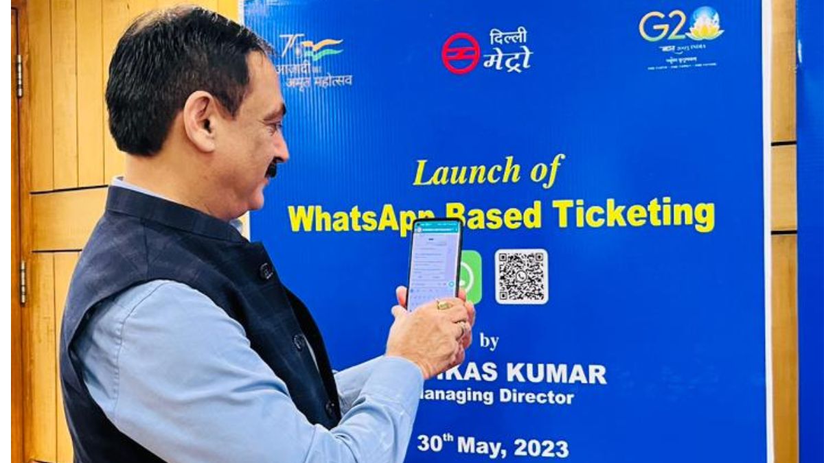 DMRC Launches WhatsApp-Based QR Code Ticket Service On Delhi Metro ...