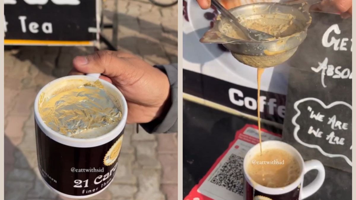 This 24-Carat Gold Tea Is Getting Mixed Reactions From Netizens; Watch ... This 24-Carat Gold Tea Is Getting Mixed Reactions From Netizens; Watch ...
