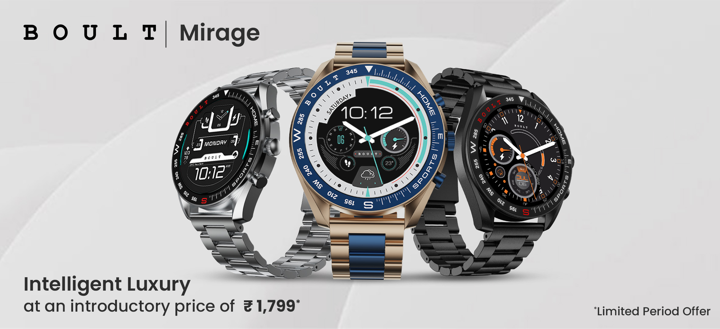 Boult Mirage To Crossbeats Nexus, Check Out New Smartwatches Launched ...